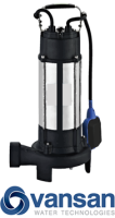 Vansan V1800DF - 1.8KW 230V Submersible Dewatering Pump With Cutter For ...