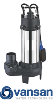 Vansan V2200DF - 2.2KW 230V Submersible Dewatering Pump With Cutter For ...